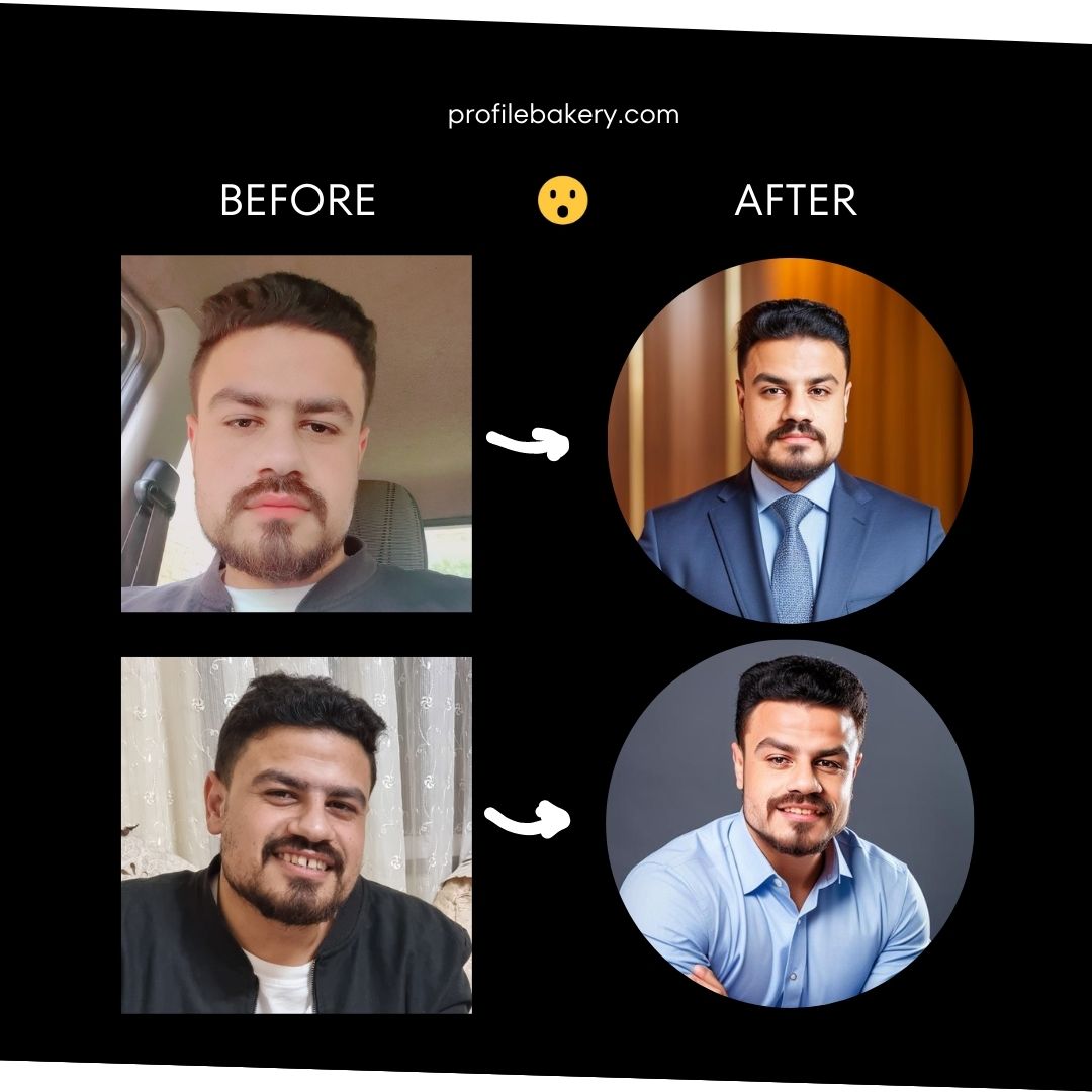Portfolio and AI Headshot examples | Profile Bakery
